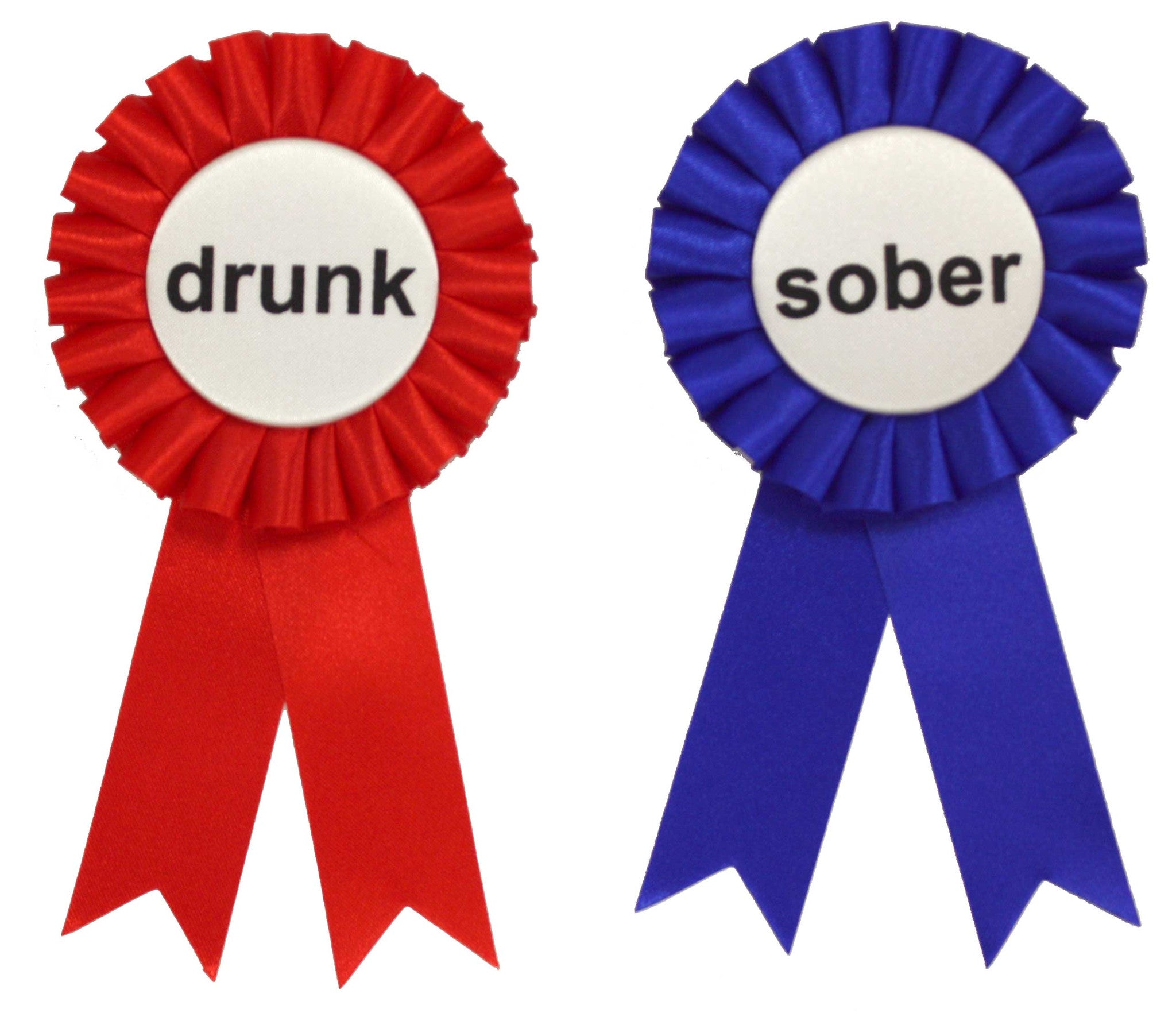 Drunk and Sober 2 pc Ribbon Set – Island Dogs